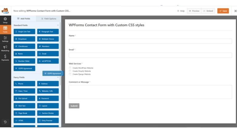 How To Add Custom Css Styles For Wpforms Aljun Majo