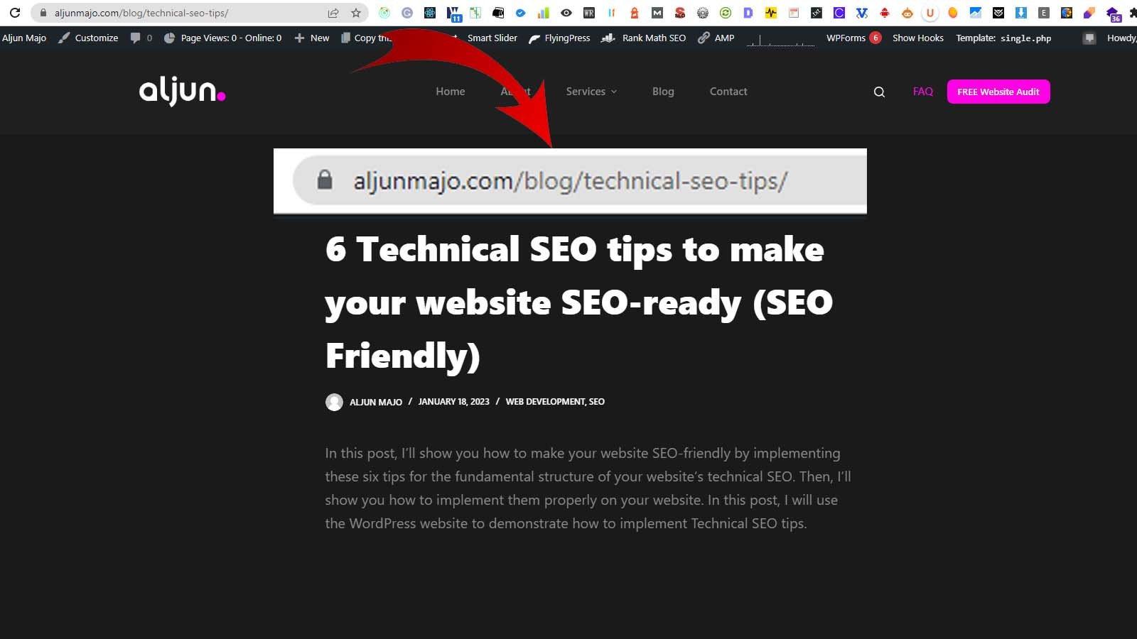6 Technical SEO tips to make your website SEO-ready (SEO Friendly) - Aljun Majo